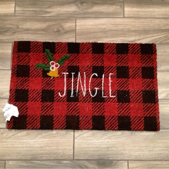 Rae Dunn | Holiday | Rae Dunn Jingle Christmas Coir Doormat | Poshmark